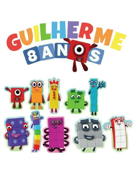 Numberblocks Characters 1 7 Artofit