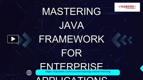 Ppt Mastering Java Framework For Enterprise Applications Nareshit