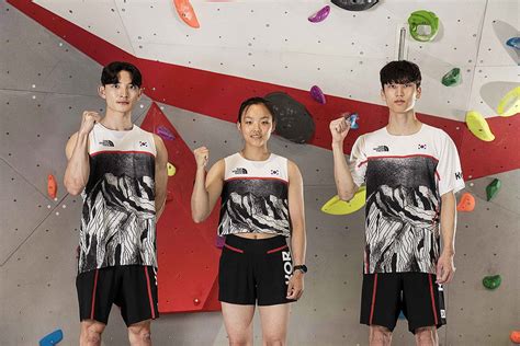노스페이스 파리올림픽 스포츠클라이밍 국가대표 유니폼 후원 연합뉴스