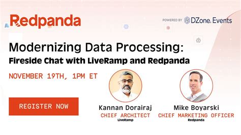 Dzone On Linkedin Datamodernization Realtimedata Streamingdata Webinar