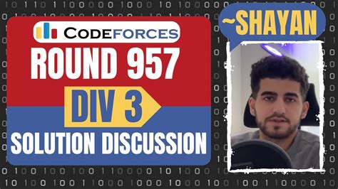 Codeforces Round 957 Div 3 Official Solution Discussion With
