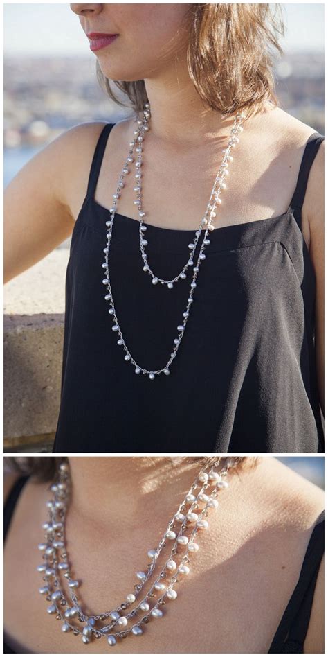 Diy Crochet Bead Necklace Tutorial At Design Sponge Crochet Necklace