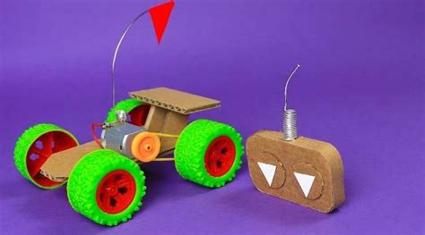 ساختن کاردستی ماشین آسان با کنترل کاردستی برقی راحت و جالب کاوشگر