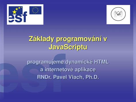 Ppt Základy Programování V Javascriptu Powerpoint Presentation Free