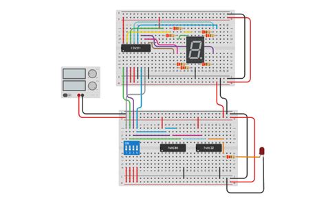Circuit Design Circuitos Combinatorios Decodificadores Tinkercad Circuit Design Circuitos Combinatorios Decodificadores Tinkercad