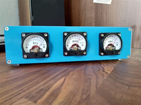 Three Voltmeters Combined Into One Clock Any Engineer Would Love