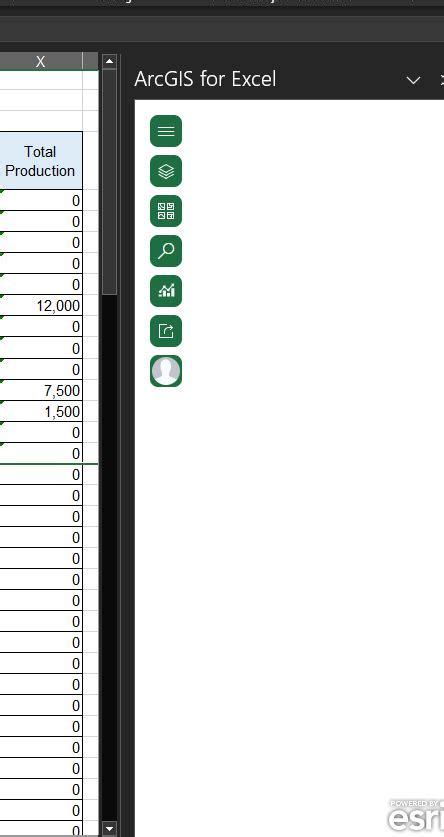 Arcgis For Excel Map Doesn T Display When Workboo Esri Community
