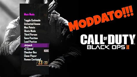 TUTORIAL ITA INSTALLARE MOD MENU SU COD BO YouTube
