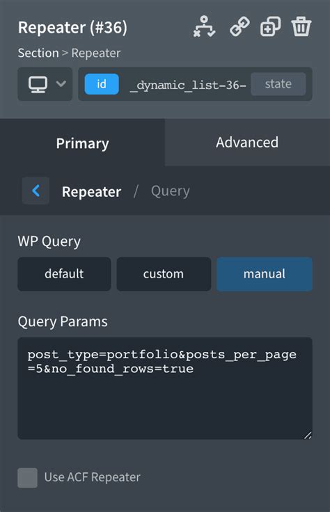 2 Remove Pagination For Repeater Queries In Oxygen Builder Oxy How To