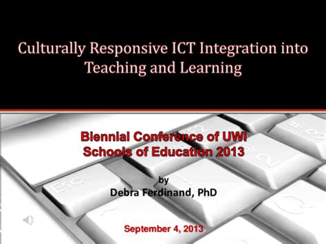Pdf Culturally Responsive Ict Integration Into Teaching And Learning