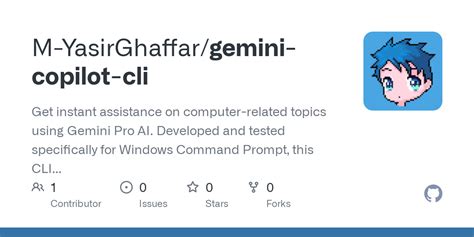 Github M Yasirghaffar Gemini Copilot Cli Get Instant Assistance On Computer Related Topics