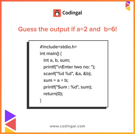 Codingal 🐧 Can You Guess The Output Of This C Program