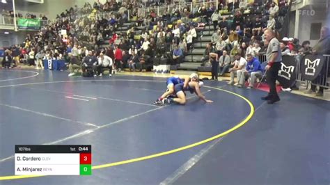 107 Lbs Consy 2 Domonic Cordero Cleveland Tn Vs Angelo Minjarez Reynolds
