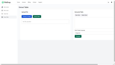 Online File Processing Platform Filedrop