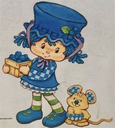 Blueberry Muffin Strawberry Shortcake Cartoon Strawberry Shortcake