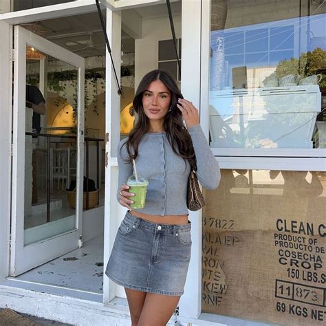 Jaila In 2025 Denim Mini Skirt Outfit Really Cute Outfits Fashion