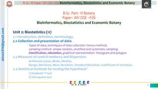 3 Biostatistics Classification Of Data Tabulation PPT