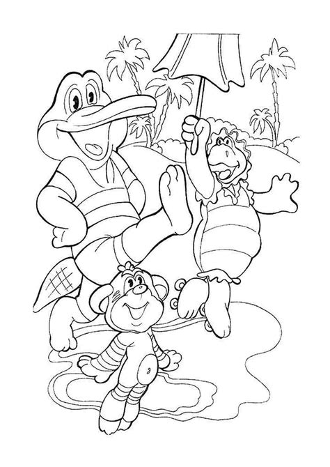 Раскраски раскраски из мультфильмов раскраска по дороге с облаками Раскрашивать онлайн