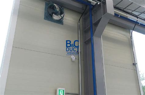 신성이엔지 신축 실내 급 배기덕트공사 비앤씨닥트
