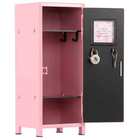 Mini Locker With Lock And Key Rustproof Metal Small Locker Portable Mini Locker Cabinet