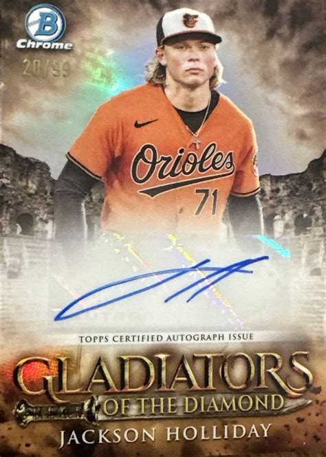 Jackson Holliday 2024 Bowman Gda Jh Gladiators Of The Diamond