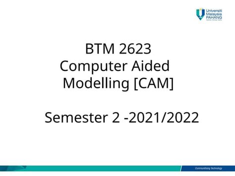 Lecture Notes 1 Introduction On Computer Aided Design Pptx