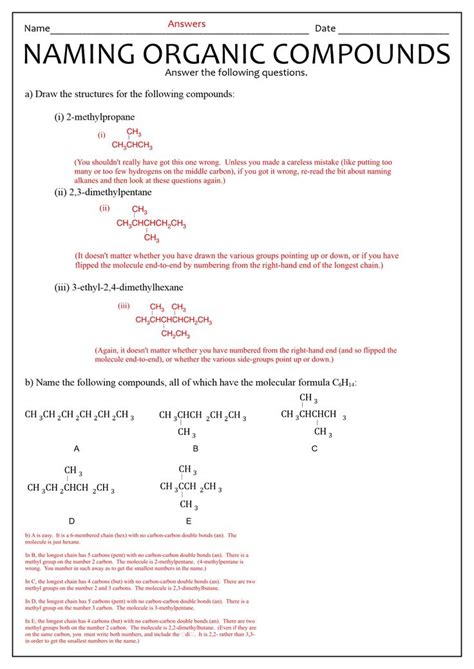 Naming Organic Compounds Functional Group You Get It High Babe Babes Exam Worksheets