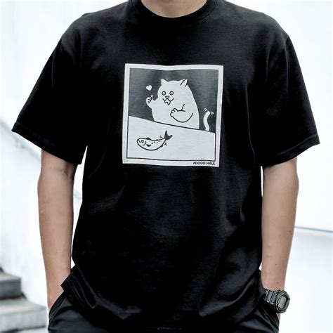 Dining Cat 口水貓 中性短袖t恤 8色男女同款 釣魚俱樂部 Gone Fishing Club 釣魚俱樂部｜帽t大學t人氣榜