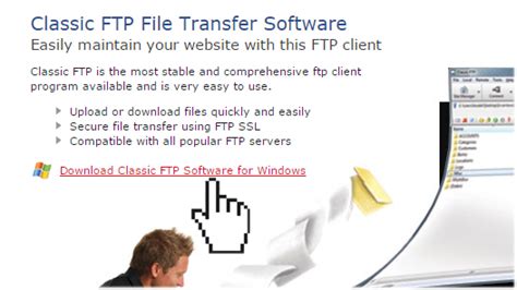 Uploading Your Web Files Using Classic Ftp Windows Doteasy Web