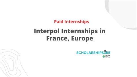 Interpol Internships 2023 In France Paid Internship