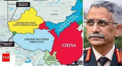 Finally A Map Of China As It Really Is Ex Army Chief Naravane Takes