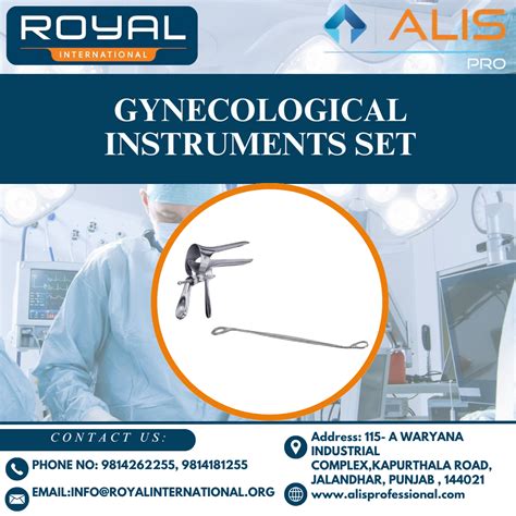 Light Weight Gynecological Instruments Set Operating Type Manual At Best Price In Jalandhar