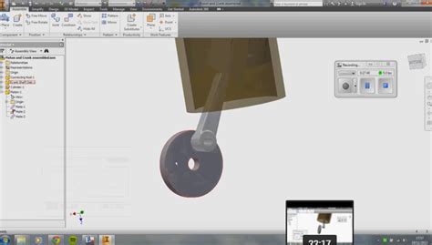 Inventor Lesson 2 Moving Constraints And Assembley Autodesk Inventor
