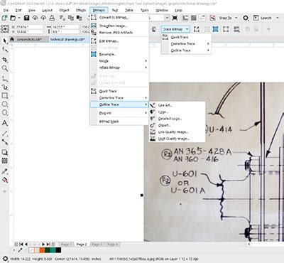 The Trace Tool A CorelDraw Tutorial