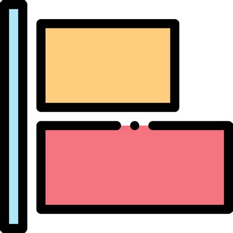 Align Objects Detailed Rounded Lineal Color Icon