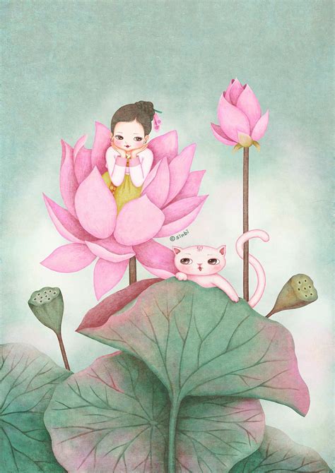 Ghim Trên Hanbok Illustration
