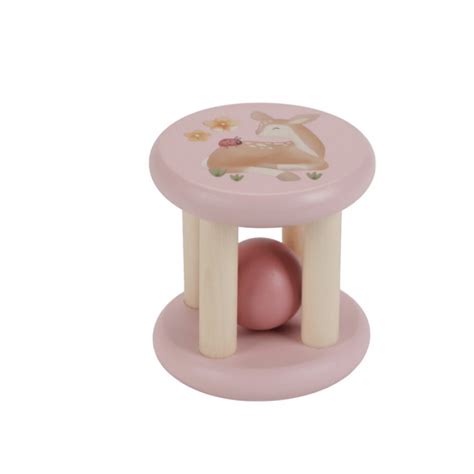 Дървена Дрънкалка Ролер с Топче Fairy Garden Fsc Happydays Bg играчки и подаръци