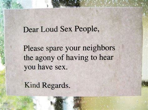 These Hilarious Notes Ask Neighbours To Stop Having Such Loud Sex And They Are Very Detailed