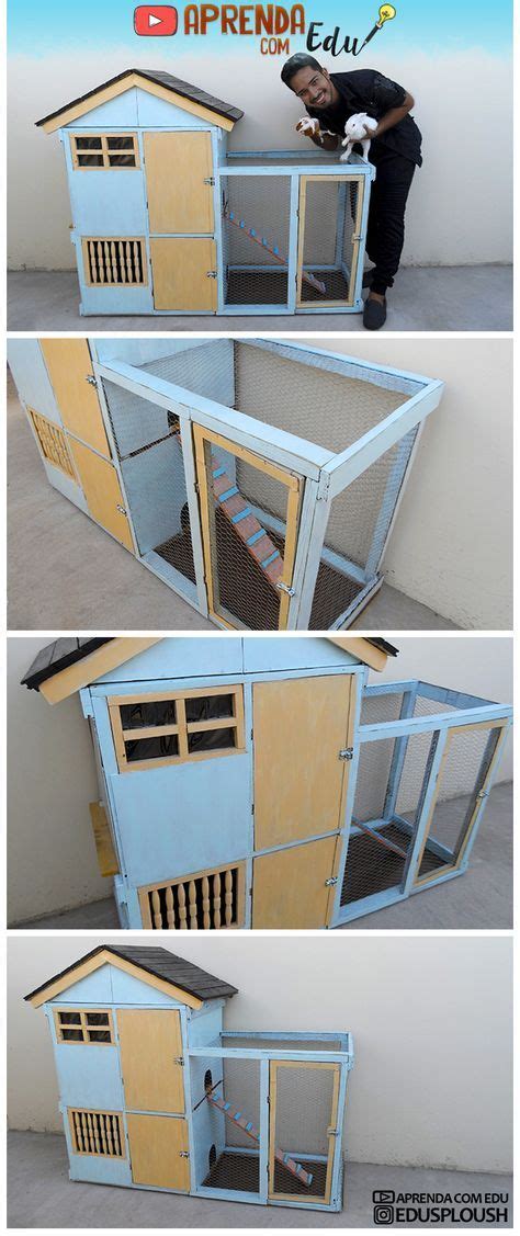 Faça Você Mesmo Uma Casinha De Madeira Para Seus Bichinhos De Estimação Como Coelho Porquinho D