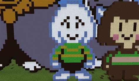 Undertale Asriel Pixel Art