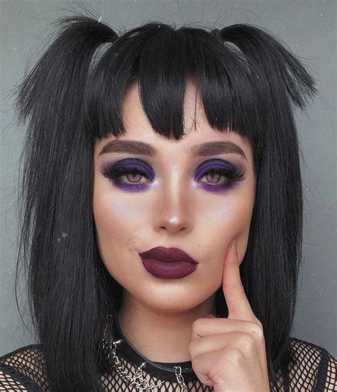 Inspired By “sam” From Danny Phantom 💚 Makeup Movie Makeup Halloween Makeup