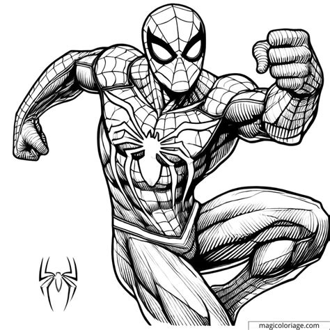 Dibujo De Spiderman Para Colorear Para Imprimir 30 Dibujos De