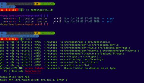 Fixed Fatal Error Ncursesh No Such File Or Directory Edit Fixed Using Sudo Dnf Install