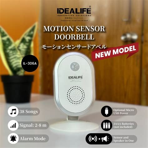 Jual Idealife Motion Sensor Bell Bell Pintu Sensor Gerak Il 306a Original Shopee Indonesia