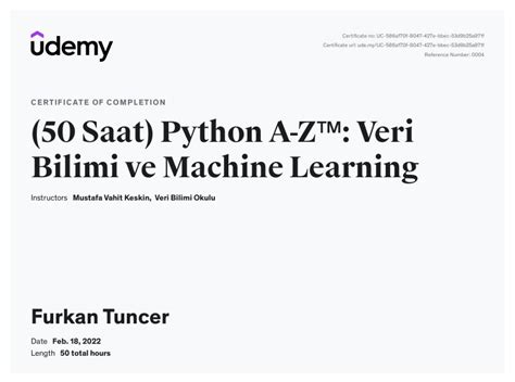 Furkan Tuncer Linkedin‘de Machinelearning Datascience Python