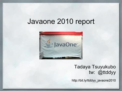 Javaone2010 Ppt