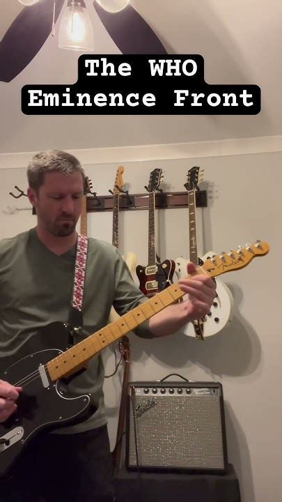 The Who Eminence Front Guitar Solo Cover Guitar Guitarsolo Thewho