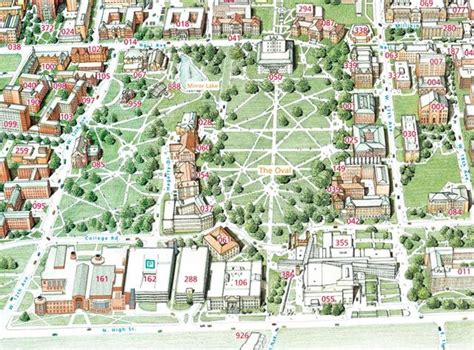Ohio State University Campus Map