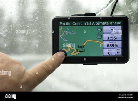 GPS Global Positioning System Car Mapping Device Stock Photo Alamy