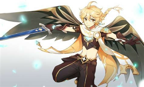 Aether Impact Character Design Fan Art